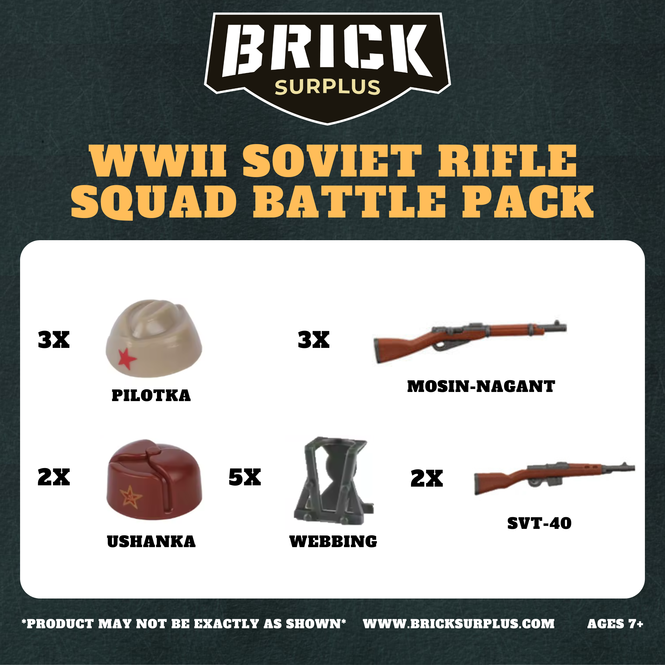 WWII Soviet Rifle Squad Battle Pack – bricksurplus